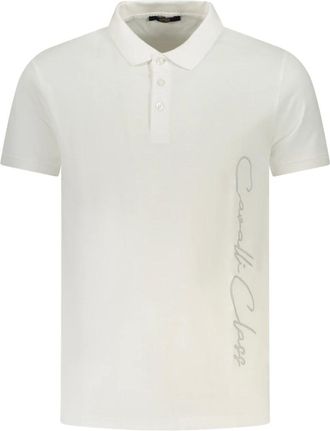 Cavalli Homme, Tops, Blanc, Taille: 2XL Polo Manches Courtes