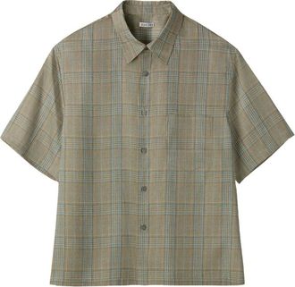 Recto Homme, Chemises, Vert, Taille: L Chemise &agrave; Carreaux Vintage 70S