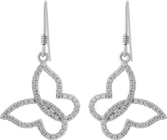 Orphelia Damen-Ohrhänger 925 Sterling Silber rhodiniert Zirkonia weiß ZO-5265