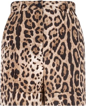 Dolce & Gabbana Animal-Shorts
