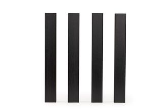 IKEA 4-er Set Ersatz-Tischbeine in Schwarzbraun f&uuml;r IKEA Lack-Tisch 55x55 cm und 90x55 cm - inklusive Schrauben-Set