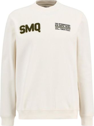 Barbour Heavy Sweatshirt mit Frottee-Aufn&auml;her in