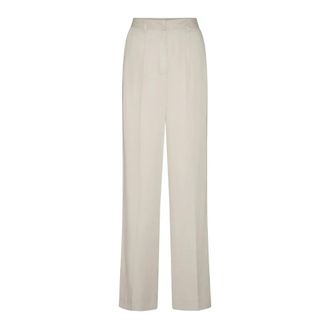 Bugatti Femme, Pantalons, Beige, Taille: 42 FR Wide Pantalons