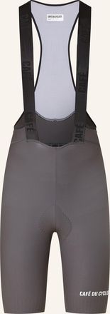 Cafe du Cycliste Caf&eacute; Du Cycliste Radhose Mit Tr&auml;gern Und Gepolstertem Einsatz Marinette grau