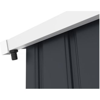 Habitat et Jardin Habitat Et Jardin - Dachrinne f&uuml;r Ger&auml;tehaus aus Metall 2 bis 6 m2