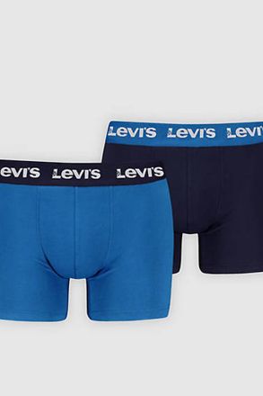 Levi's Cale&ccedil;on Basique Lot De 2 - Homme - Noir / Black/Red - XL