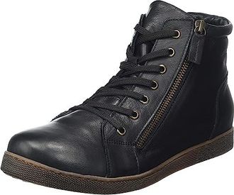 Andrea Conti Femme Damen High Top Sneaker Basket, Noir, 37 EU