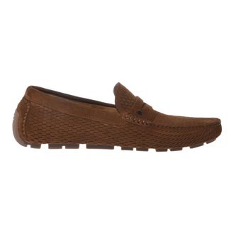Baldinini Perforated Suede Loafer - - Shoes - Herren - Braun - 44 EU