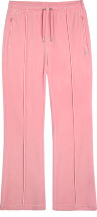 Juicy Couture Damen Tina Track Pants samtige Sweathose Trainingshose mit Kordelzug Jogger für Sport Freizeit Fitness in versch. Farben Lässige Hose, Juicy PINK, XS