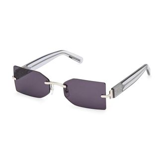 GCDS Gcds, Homme, Accessoires, Gris, Taille: 54 MM Lunettes de Soleil G&eacute;om&eacute;triques Sans Monture