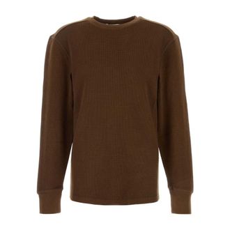 Entire studios Chocolate Cotton T-Shirt - - Tops - Herren - Braun - M