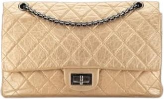 Chanel Sac bandouli&egrave;re vintage double rabat Pre-owned - Femme - Pre-owned - Jaune - Taille: ONE Size