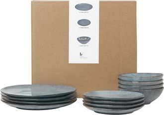 Broste Copenhagen Broste Copenhagen 80019745 Tafelset, Steinzeug, 12-teilig