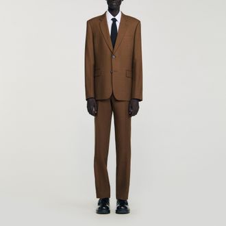 Sandro Anzugjacke aus Wolle
