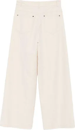 Forte_Forte Wide-Leg Denim Jeans - Ivory