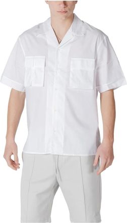 Antony Morato Homme, Chemises, Blanc, Taille: 2XL Chemise à manches courtes pour hommes, style polyvalent