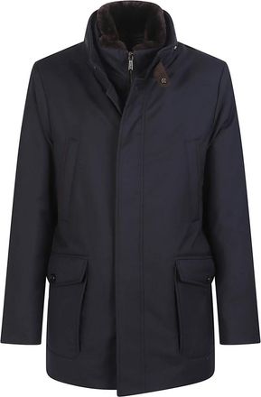 Moorer Homme, Vestes, Bleu, Taille: 2XL Drive Pum Jacket