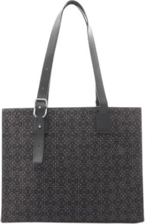Loewe Sac &agrave; bandouli&egrave;re en toile Pre-owned - Homme - Pre-owned - Noir - Taille: ONE Size