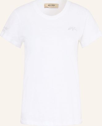Mos Mosh Mos Mosh T-Shirt Mmsafina Mit Schmucksteinen weiss