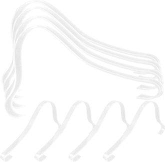 Cabilock Toyvian 8 St&uuml;ck Teiliges Acryl schuhdisplay Transparente Innensohlen f&uuml;r Sandalen Stabile Schuheinlagen mit Innensupport f&uuml;r Damen High Heels Schuhreg