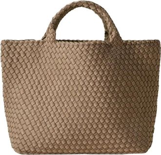 Naghedi Femme, Sacs, Beige, Taille: ONE Size Sac Tote Moyen pour St. Barths