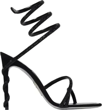 Rene Caovilla Femme, Chaussures, Noir, Taille: 39 1/2 EU Sandales