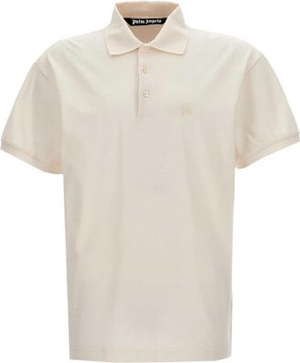 Palm Angels Poloshirt - Wei&szlig;