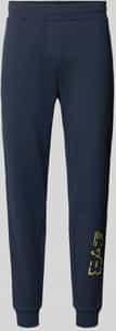 Emporio Armani Sweatpants mit elastischem Bund und Label-Print
