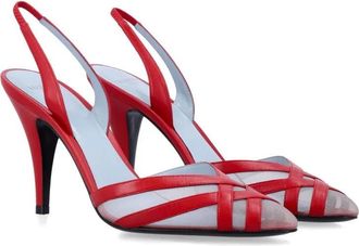 Valentino Garavani Hohe Schuhe - Impudance Slingback Pumps - Gr. 38 (EU) - in Rot - f&uuml;r Damen