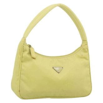 Prada Pre-owned Vintage Nylon Schultertasche - - Pre-owned - Damen - Gelb - ONE SIZE