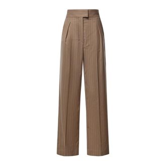 Valentino Garavani Wide Hosen - - Trousers - Damen - Braun - S
