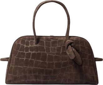 Jacquemus Femme, Sacs, Brun, Taille: ONE Size Le Turismo Sac en Cuir Marron Foncé