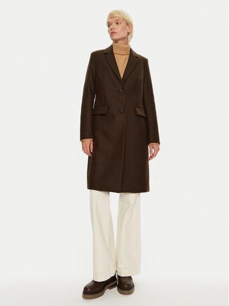 Tommy Hilfiger Wollmantel WW0WW42738 Braun Regular Fit