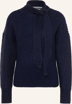 AllSaints Allsaints Pullover Etty Mit Mohair Und Schluppe blau