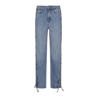 Rotate Rotate Birger Christensen, Femme, Jeans, Bleu, Taille: W28 Twisted Lacing Jeans