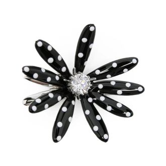Yvmin Yvmin, Femme, Accessoires, Multicolore, Taille: ONE Size Polka Dot Flower Hair Clip