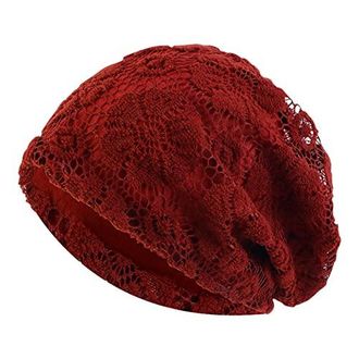 Generic Bonnets Chemo pour Femme en Dentelle - &Eacute;t&eacute; - Beanie - Turban - Super Doux - Coiffe - Wraps - Bonnet - Kappe pour Perte de Cheveux, Cancer, Chimio 2024