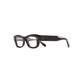 Cutler and Gross Femme, Accessoires, Noir, Taille: 48 MM Montures Optiques Noires Design Élégant