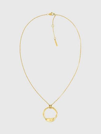 Calvin Klein Halskette Mit Gedrehtem Ringanh&auml;nger - Gold - Damen - Einheitsgr&ouml;&szlig;e