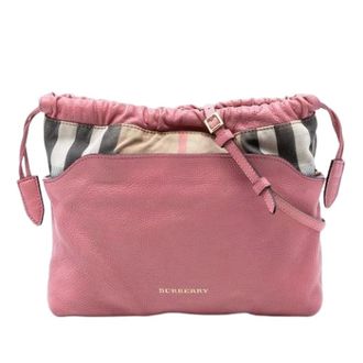 Burberry Sac seau bandouli&egrave;re Pre-owned - Femme - Pre-owned - Rose - Taille: ONE Size
