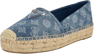 Guess Guess Femme Jolandon Ballerines, Logo Blue Denim 420, 39.5 EU