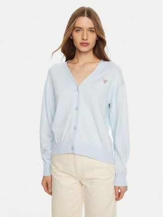 Guess Pullover W4BR16 Z3HO2 Himmelblau Regular Fit