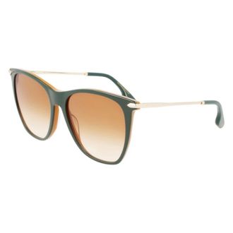 Victoria Beckham Femme, Accessoires, Vert, Taille: ONE Size Lunettes de Soleil en Ac&eacute;tate Vert pour Femmes