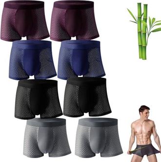 Replay Boxhero Cale&ccedil;on en Fibre De Bambou, Boxer Sous-v&ecirc;tements &Eacute;vacuant Lhumidit&eacute;, Confortable Doux Respirant (2XL, 8 M&eacute;langer)