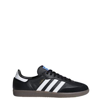 adidas Herren Fu&szlig;ballschuh Samba Low-Top Sneakers, Schwarz (Black/running White Footwear), 44 2/3 EU