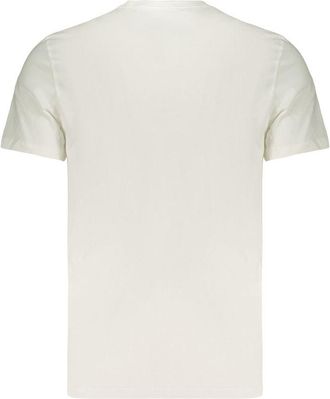 Calvin Klein Logo-Print Cotton T-Shirt - White