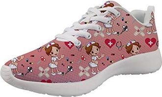 Showudesigns Chaussures de sport l&eacute;g&egrave;res &agrave; la mode pour femmes - Chaussures de course athl&eacute;tiques &agrave; lacets, 38 EU