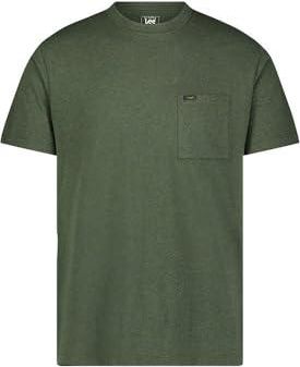 Lee Ultimate Pocket Tee T-Shirt, Vert Olive, L Hommes