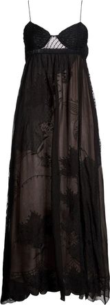 Farm Rio BLACK SPECIAL LACE SLEEVELESS MAXI DRESS