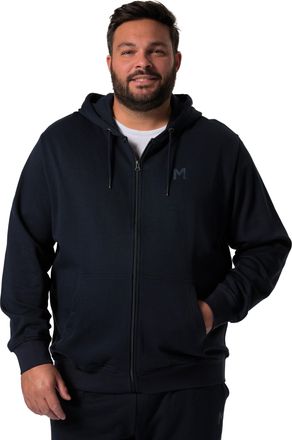 Men Plus Herren große Größen Übergrößen Menswear L-8XL Men+ Kapuzen-Sweatjacke, Basic, bis 8 XL Navy blau 6XL 834851130-6XL
